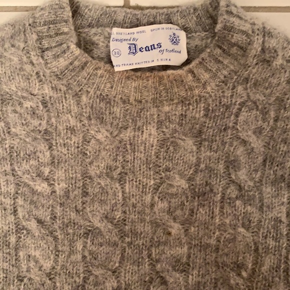 Deans Of Scotland | Sweaters | Vintage Deans Of Scotland Wool Sweater ...